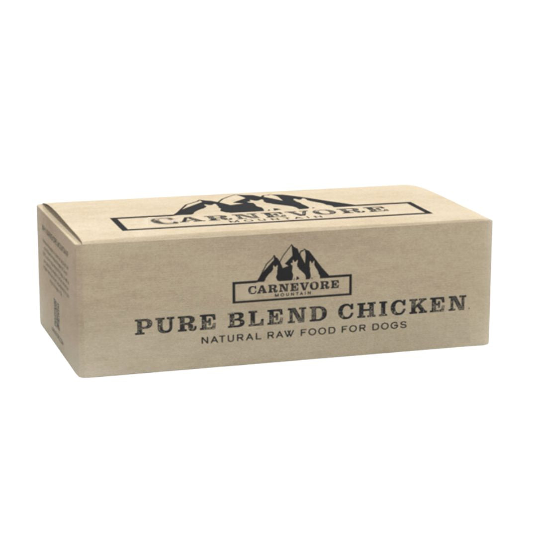 Chicken Raw Dog Food Fully Balanced Meal – Carnevore Mountain